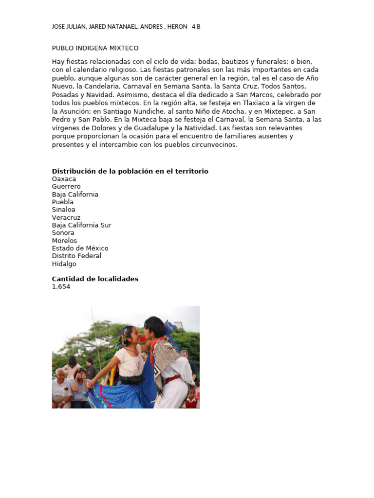 Publo Indigena Mixteco | PDF