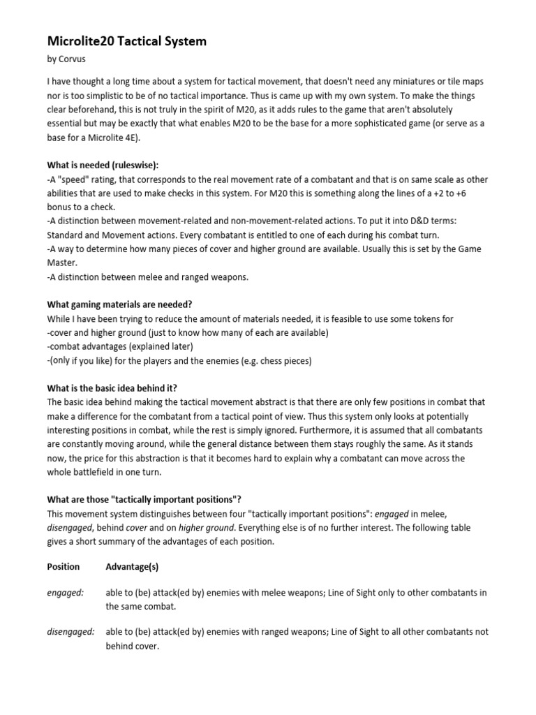 B30-Microlite20 Tactical System | PDF | Military