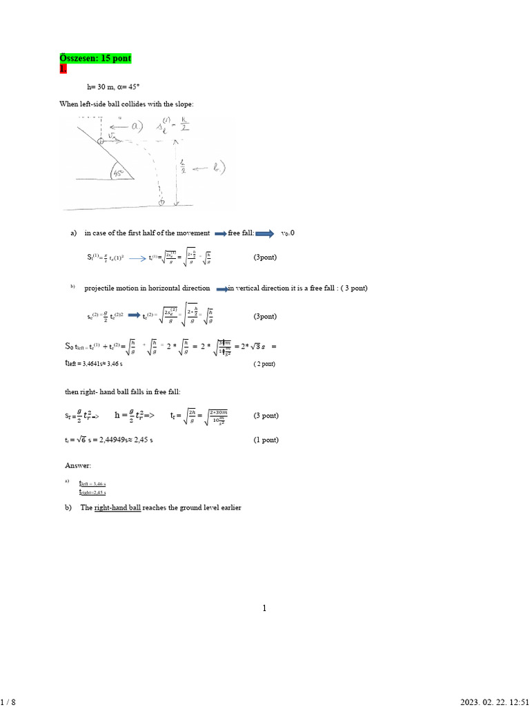 Physics Entrance Exam Solving Key 2017 | PDF | Physical Phenomena | Physics