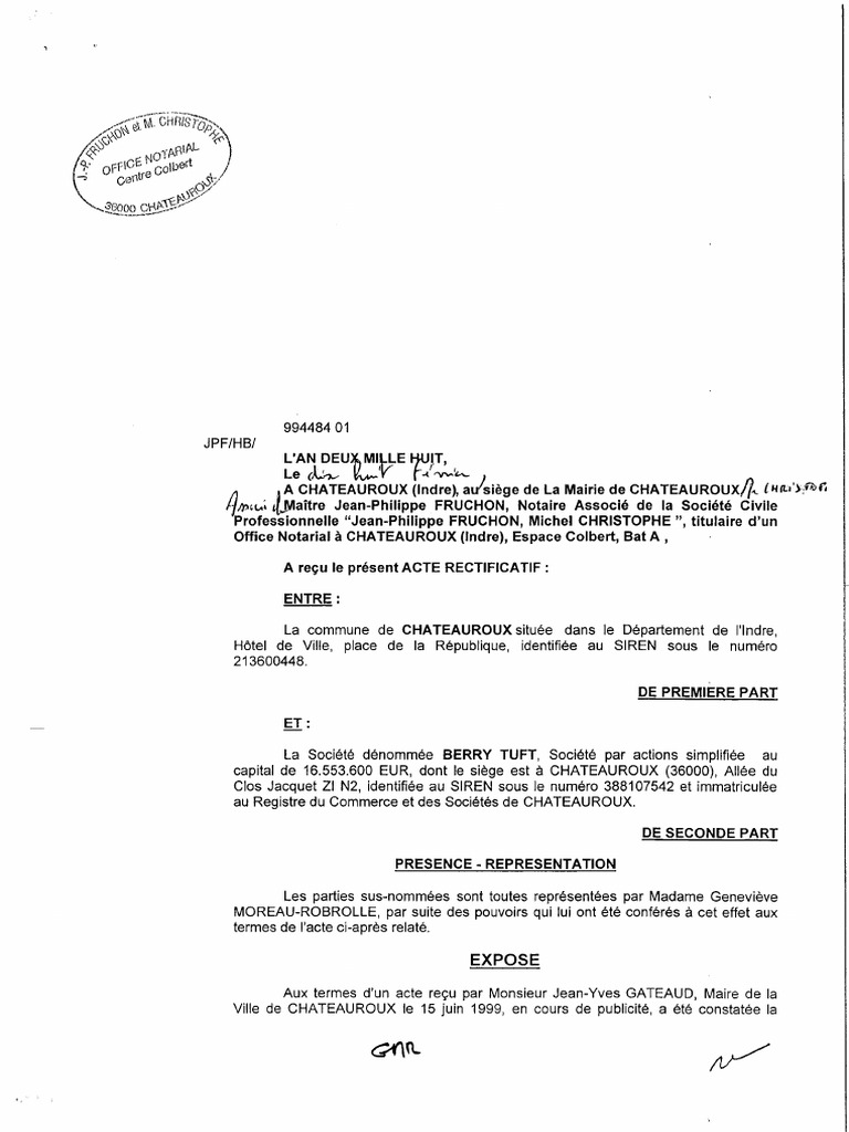 3.Acte+Notarié Copie | PDF