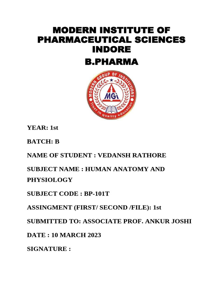 Diploma Front Page | PDF