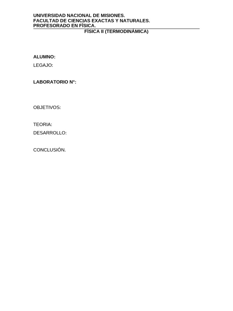 Formato de Informe de Laboratorio | PDF