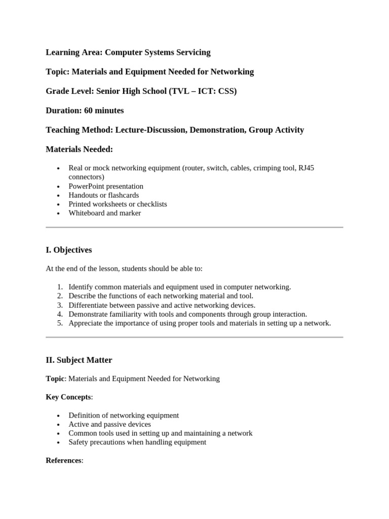 Ctgpt Materials Needed for Networking-css | PDF | Electrical Connector ...