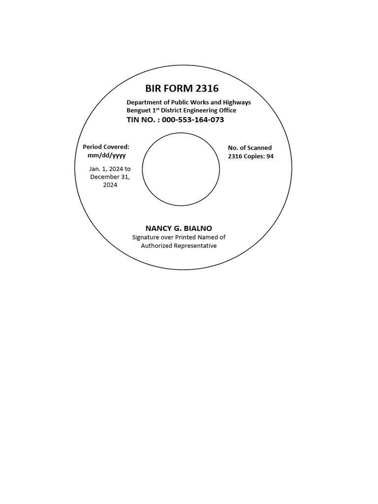 CD Template | PDF