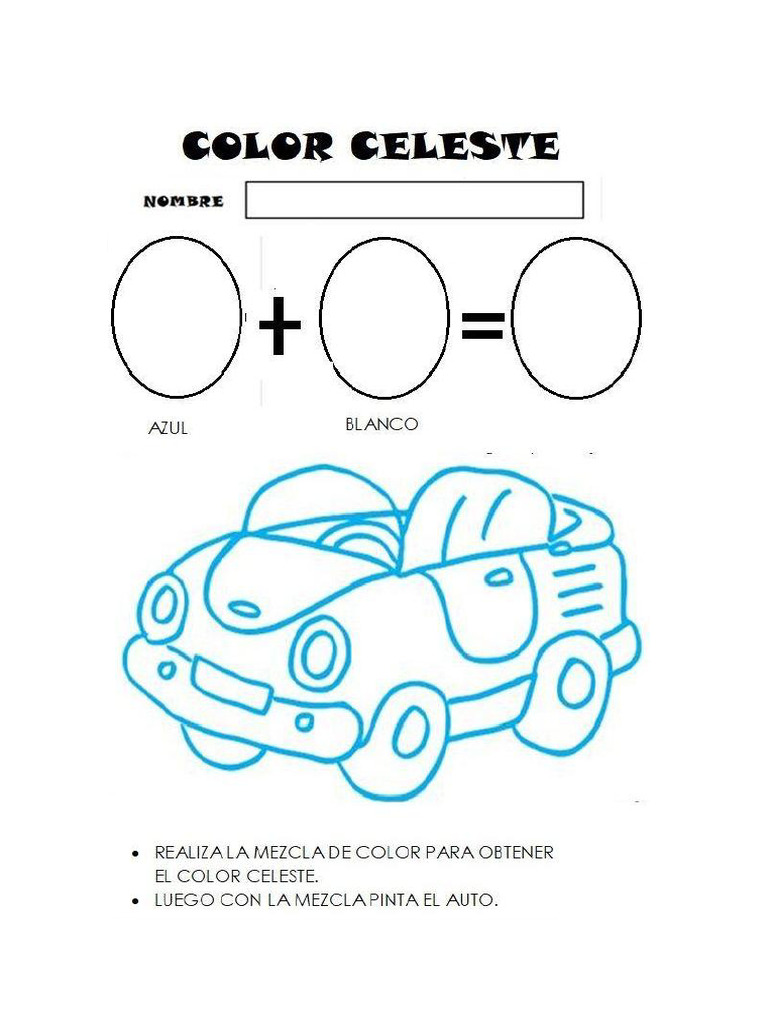 Color Rosado y Celeste | PDF