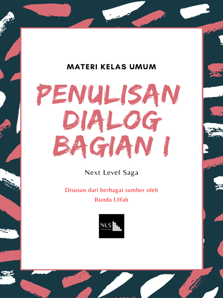 Materi Penulisan Dialog 1 | PDF