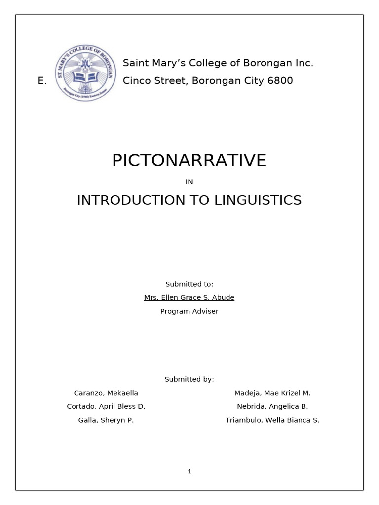Pic to Narrative | PDF | Stress (Linguistics) | Semantics
