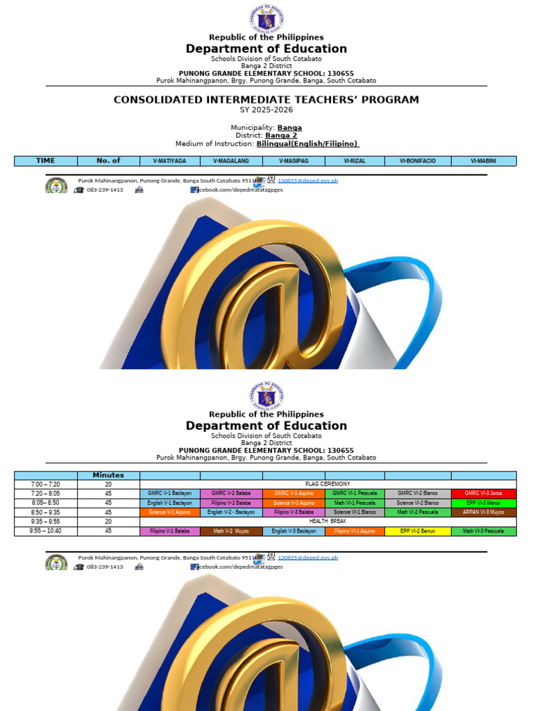 Intermediate Consol Teachers Program 2025 | PDF | Governance ...