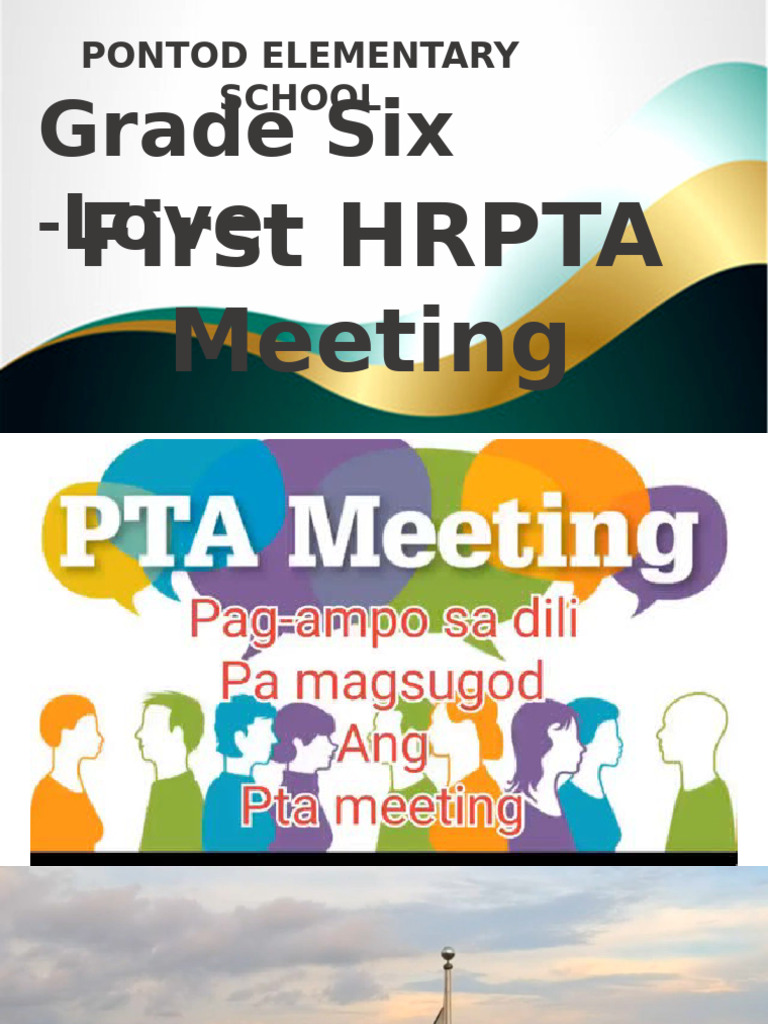 1st HRPTA Meeting | PDF