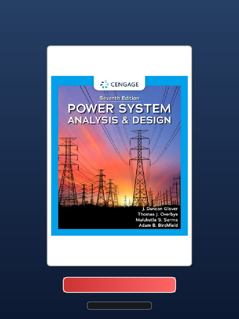 Immediate Access Power System Analysis and Design 7th Edition Glover Verified PDF Download | PDF ...