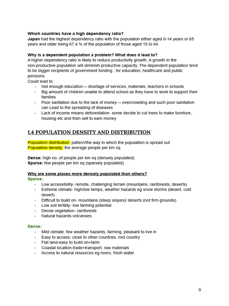 Geography IGCSE 2021 22 Full Notes - pdf-10 | PDF