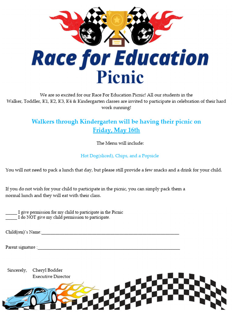 R4E Picnic Letter | PDF