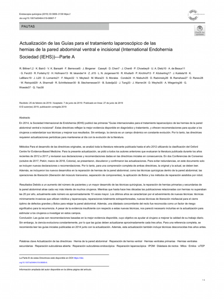 Hernias 1 Español Trujillo | PDF | Ultrasonido médico | Cirugía