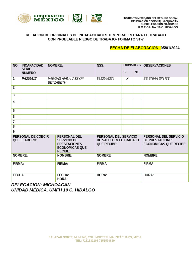 Formato Anexo-5 ST 7 - St2 | PDF