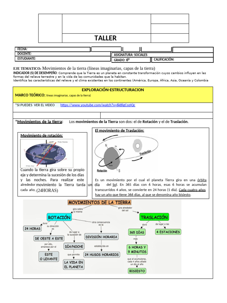Mapa Continental y Movimientos Terrestres | PDF | Tierra | Montañas