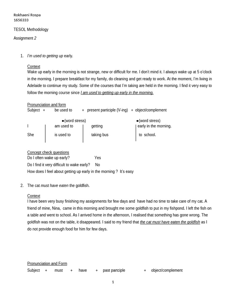 Context of The Target Language | PDF | Grammatical Tense | Linguistic ...