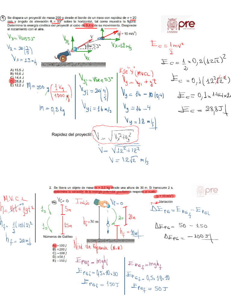 Ejercicio Resueltos de Cinematica Fisica | PDF