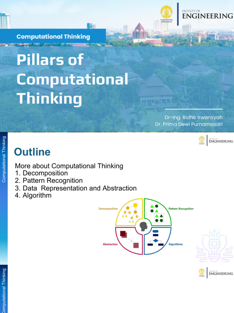 Pillars of Computational Thinking-Pt - 2 - v2 | PDF | Algorithms | Pattern Recognition