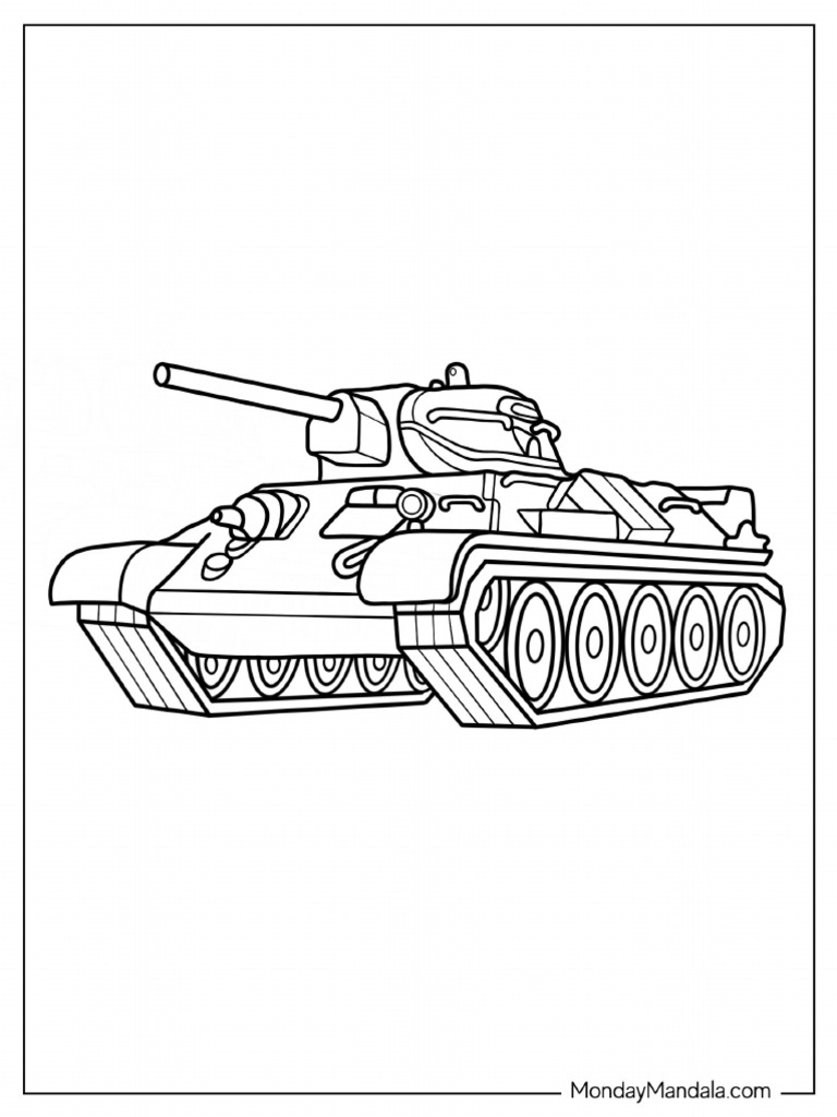 Simple Outline of Tamiya Tank | PDF