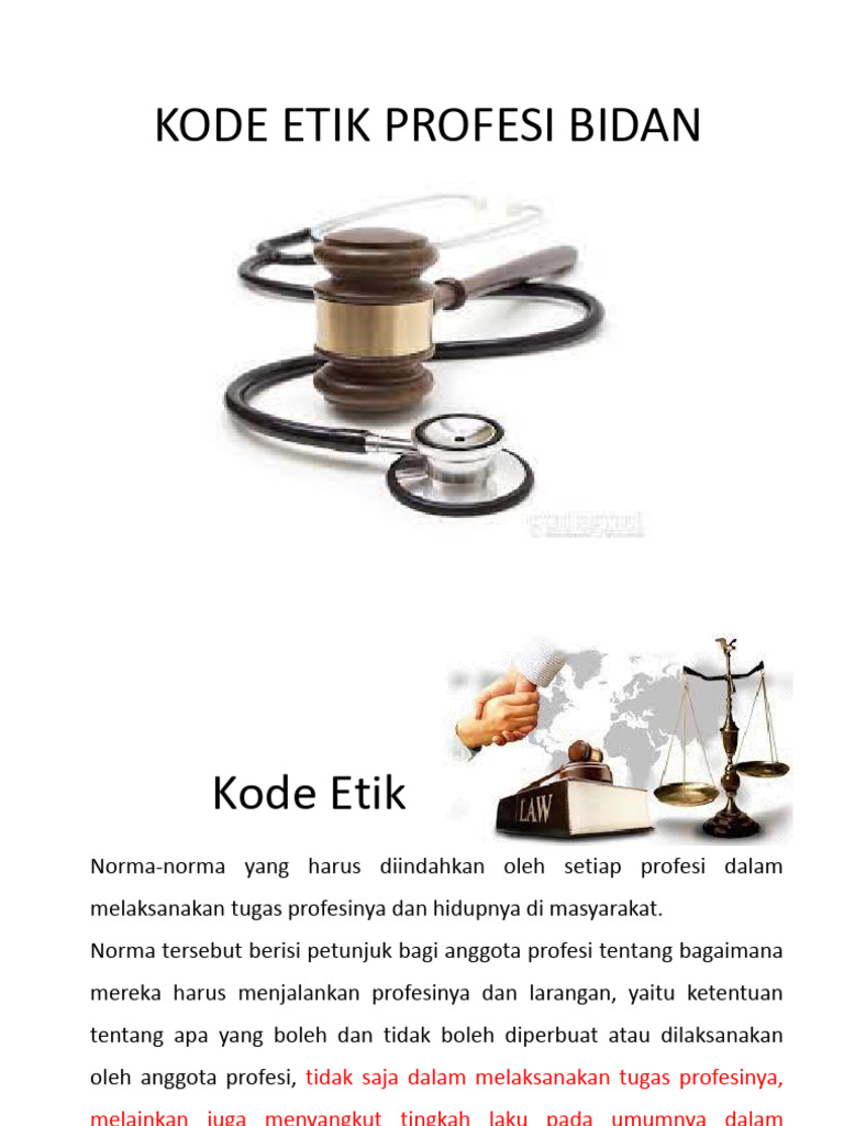 Kode Etik Profesi Bidan | PDF