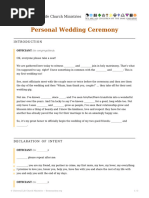 LDS Civil Wedding Ceremony Script | PDF | Wedding | Marriage
