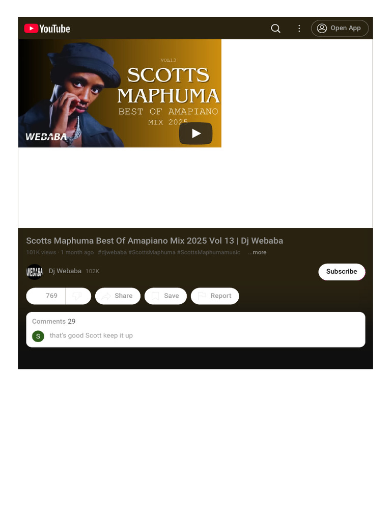 Scotts Maphuma Amapiano Mix 2025 Vol 13 | PDF | Electronic Music ...