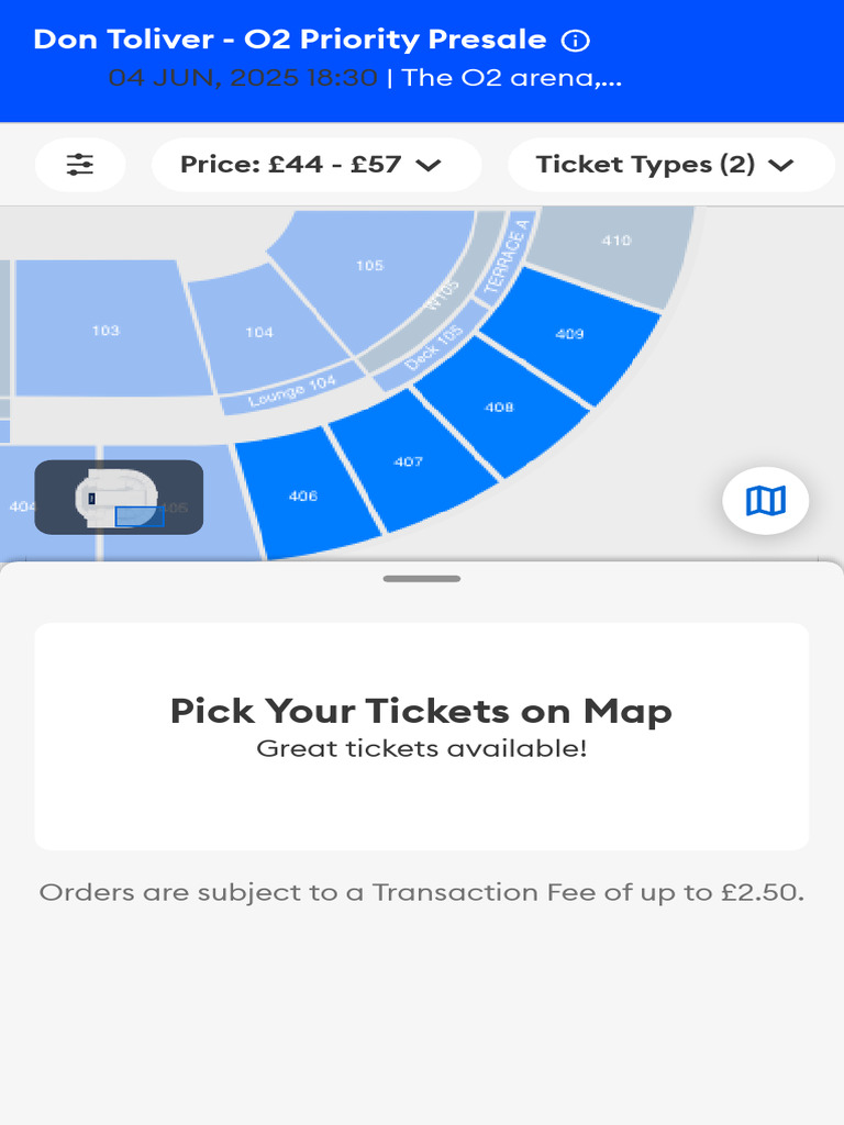 The O2 Arena - Select Tickets - Ticketing System | PDF