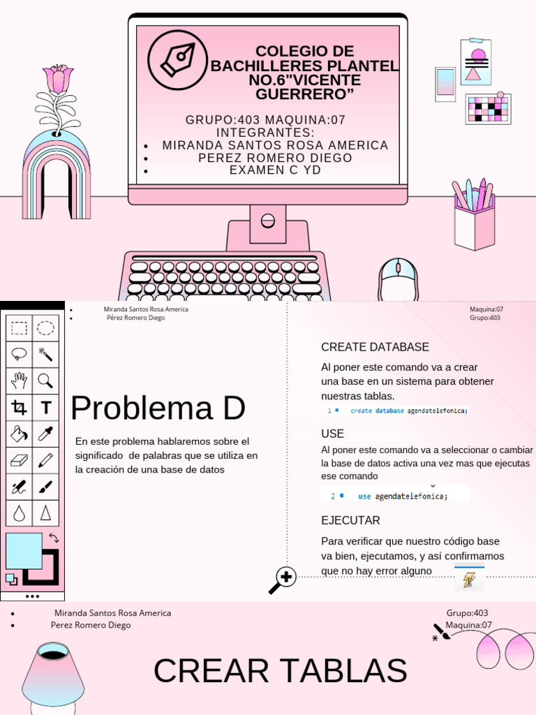 Pink Blue Gradient Computer Pitch Deck Presentation | PDF | Informática ...