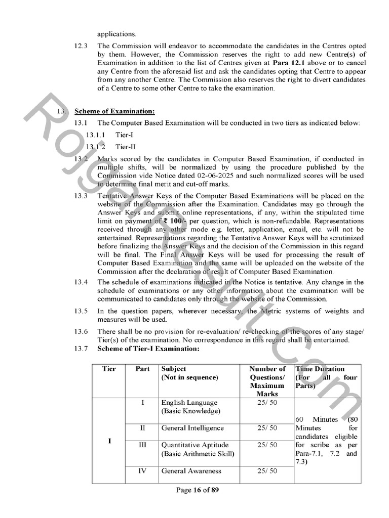 SSC CHSL SYllabus Compressed | PDF