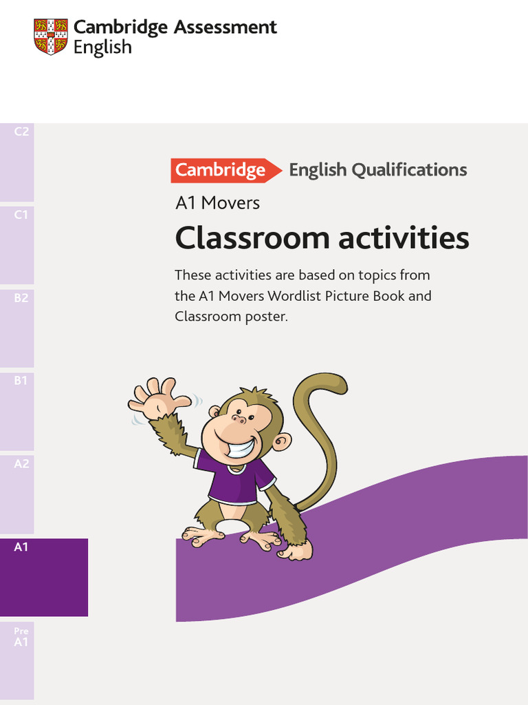 A1 Movers Worksheets for Classroom Activities | PDF