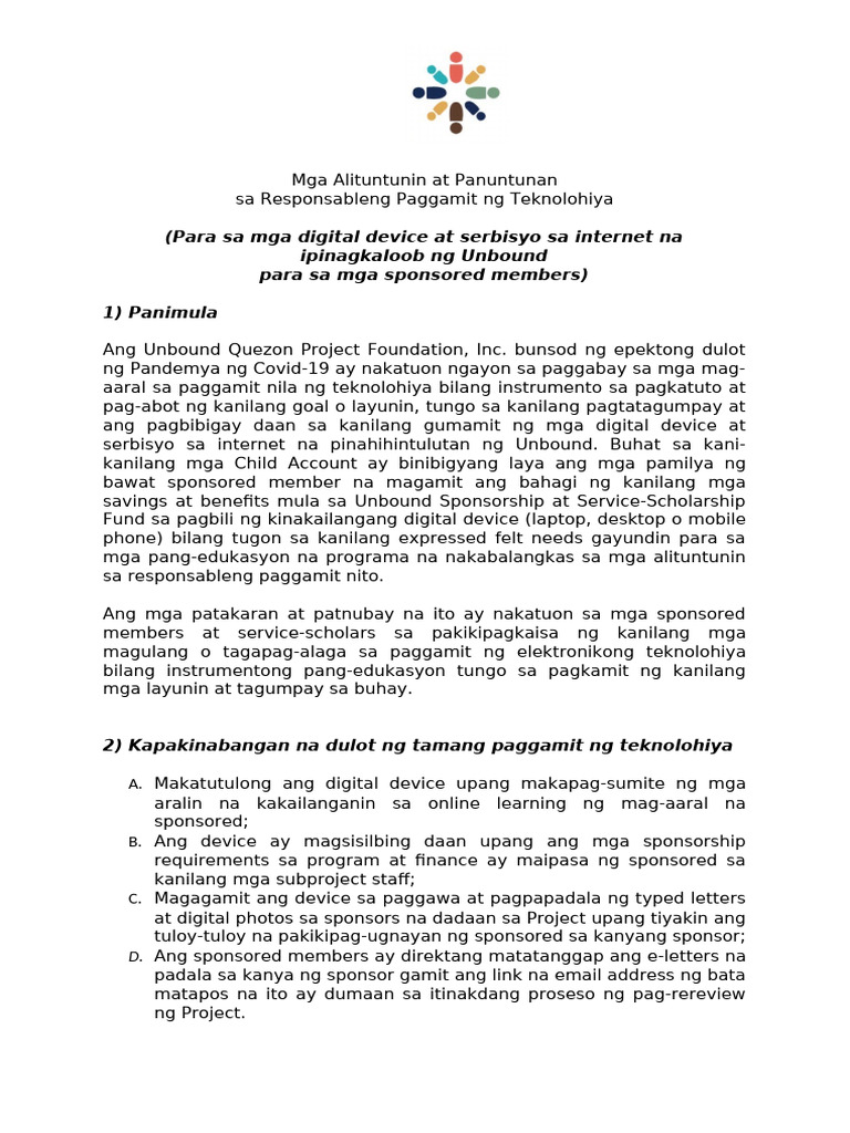 Electronic Mga Alituntunin at Panuntunan Final 2 (1) Mervin | PDF