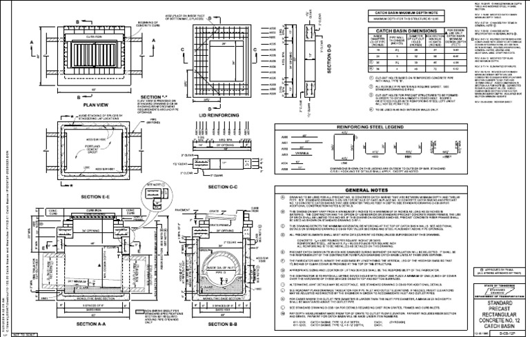 Catch Pit Drawing | PDF | Pipe (Fluid Conveyance) | Civil Engineering