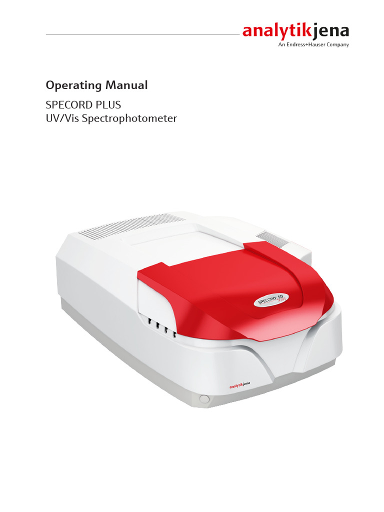 Spektro Jena Specord 200 + | PDF | Electrical Connector | Ac Power ...