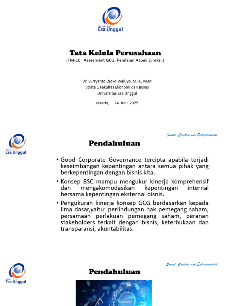 Tata Kelola Perusahaan - MK Ok - TM 10 - 24 Jun 2025 | PDF