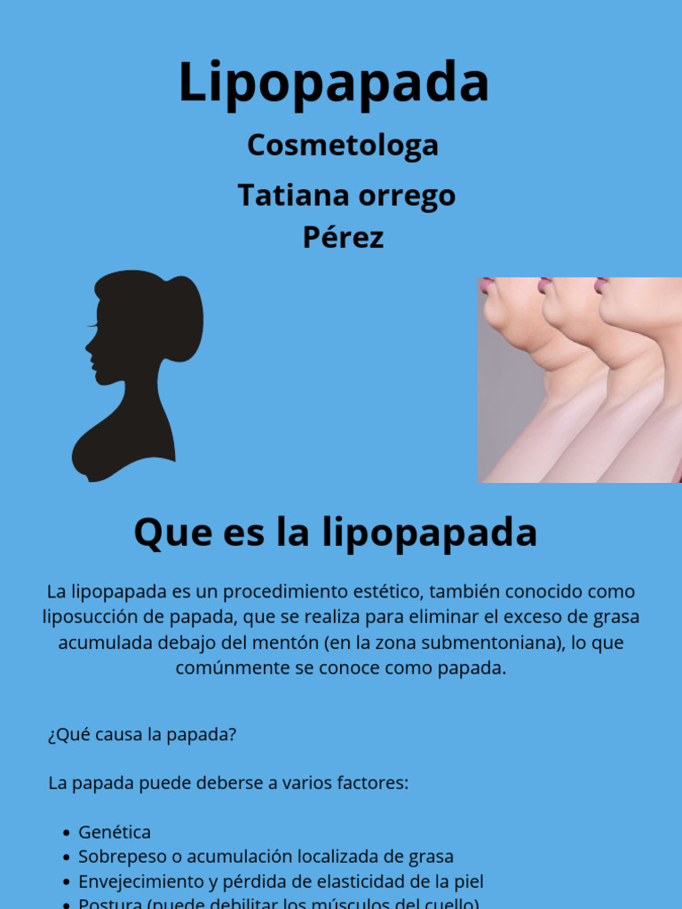 Procedimiento de Lipopapada: Guía Completa | PDF | Cirugía ...