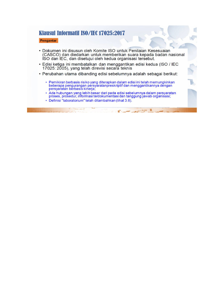 Kalusul Informatif ISO 17025 | PDF