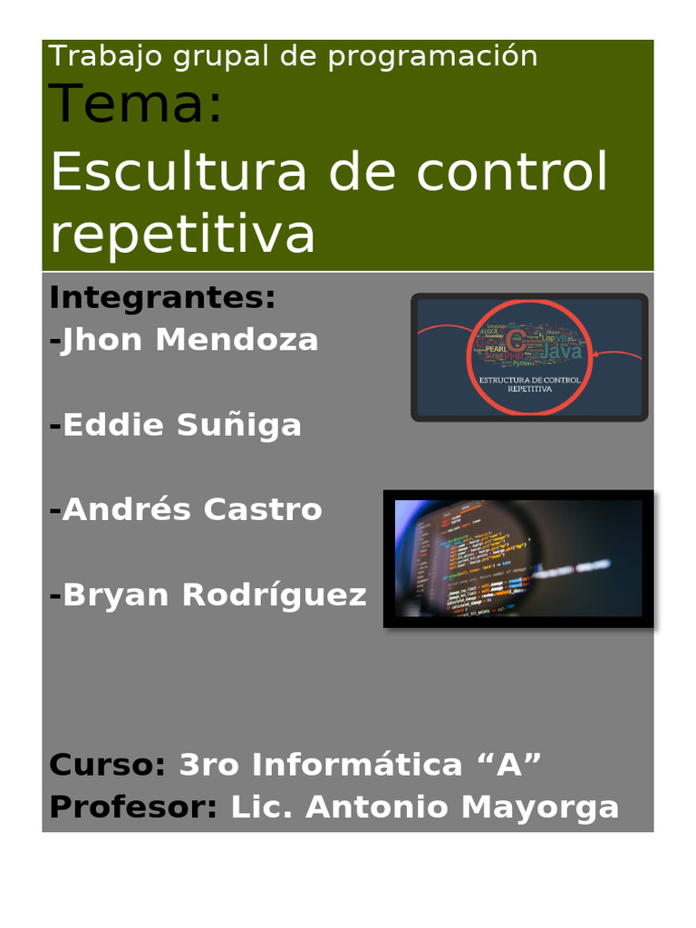 Trabajo Grupal de Programación | PDF