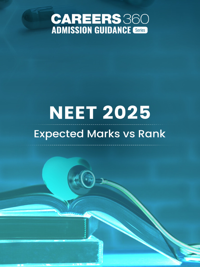 NEET 2025 Marks vs Rank Analysis | PDF
