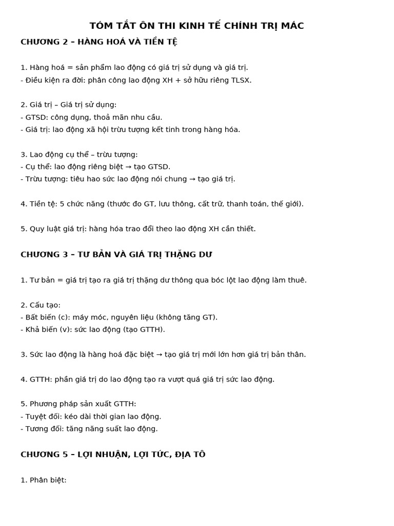 Tom Tat KTCT Mac Lenin | PDF