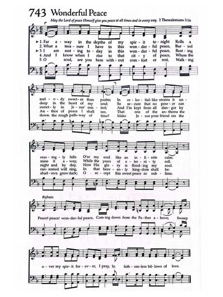 Wonderful Peace | PDF