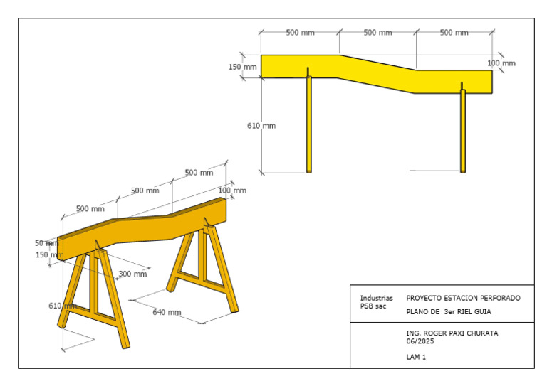 1 Plano 3er Riel Guia | PDF