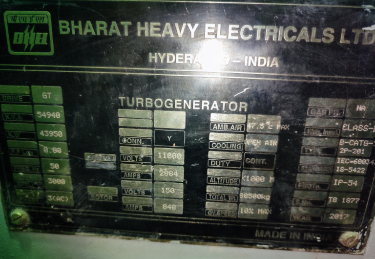 Generator Name Plate | PDF