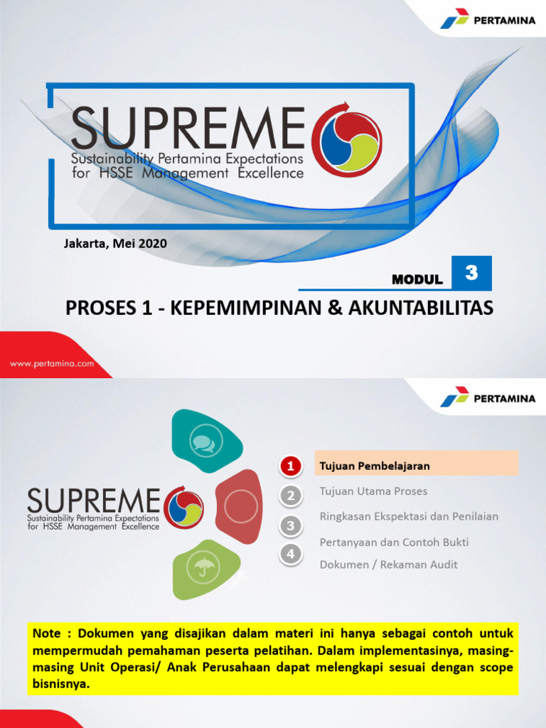Modul 3. Supreme Process 1 Rev Sbu | PDF