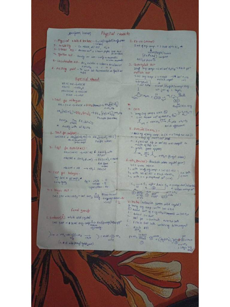 Chemistry Practical For BSC 2 ND Yeat | PDF