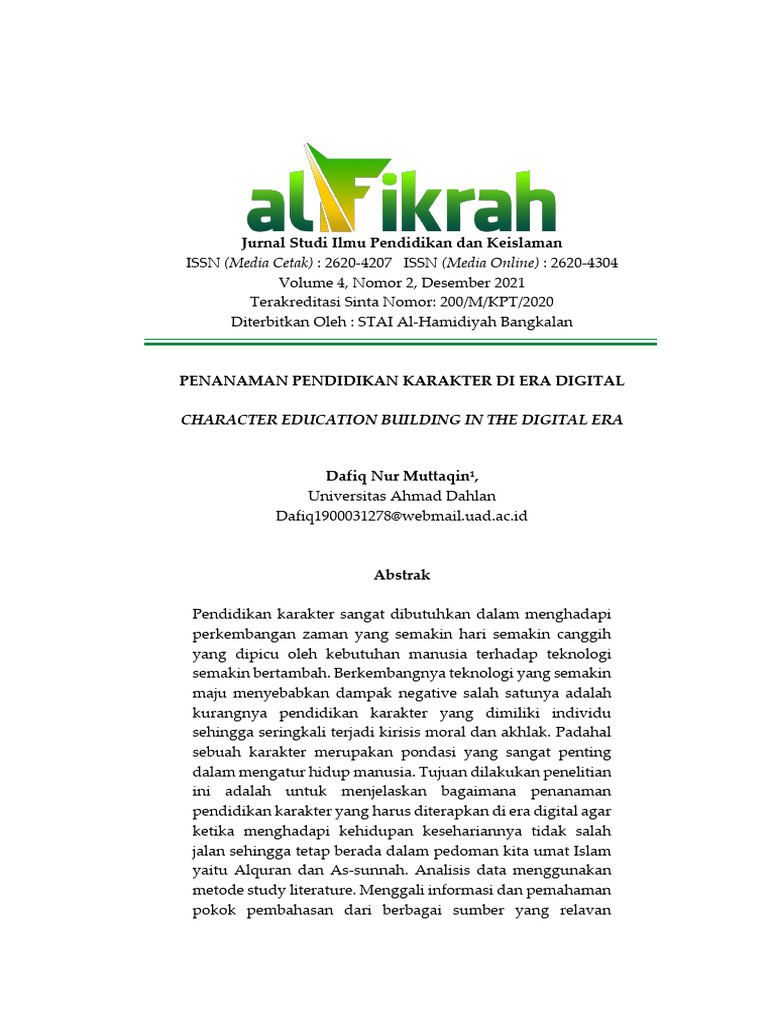 Jurnal Metopen | PDF