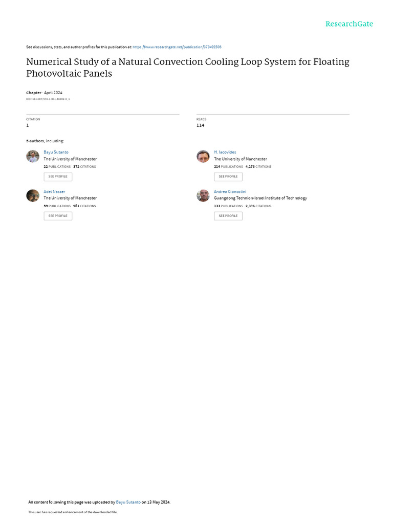 Bayu Sutanto 2024 Numerical Studyofa Natural Convection Cooling Loop ...