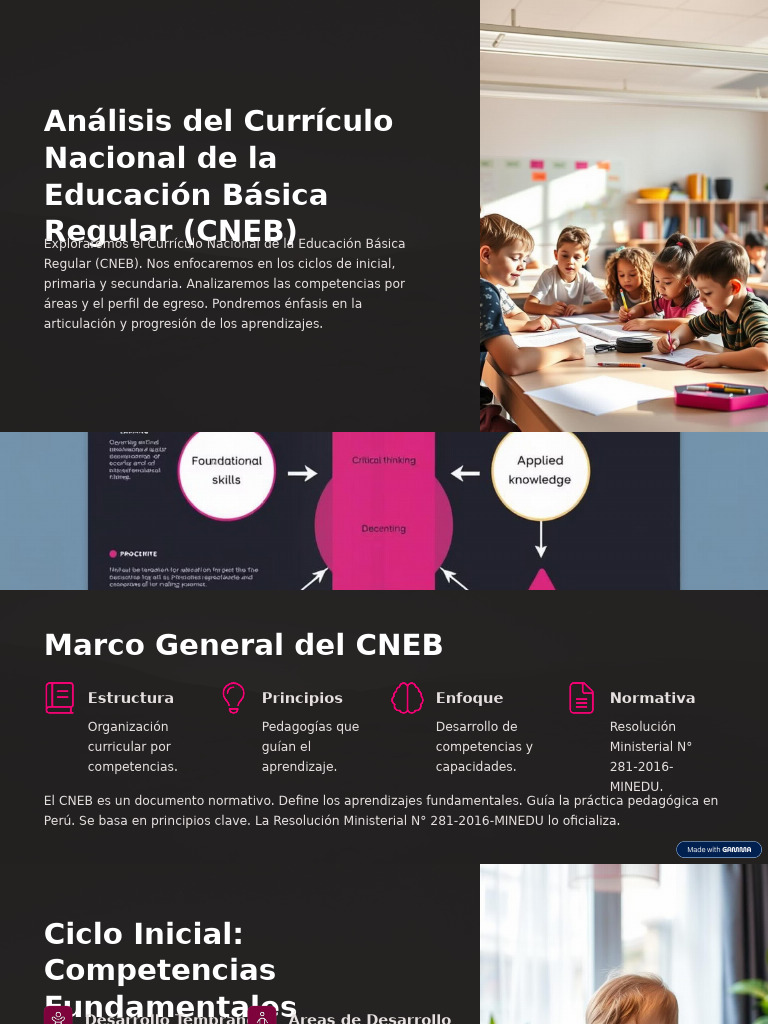 Analisis Del Curriculo Nacional de La Educacion Basica Regular CNEB | PDF | Educación primaria ...