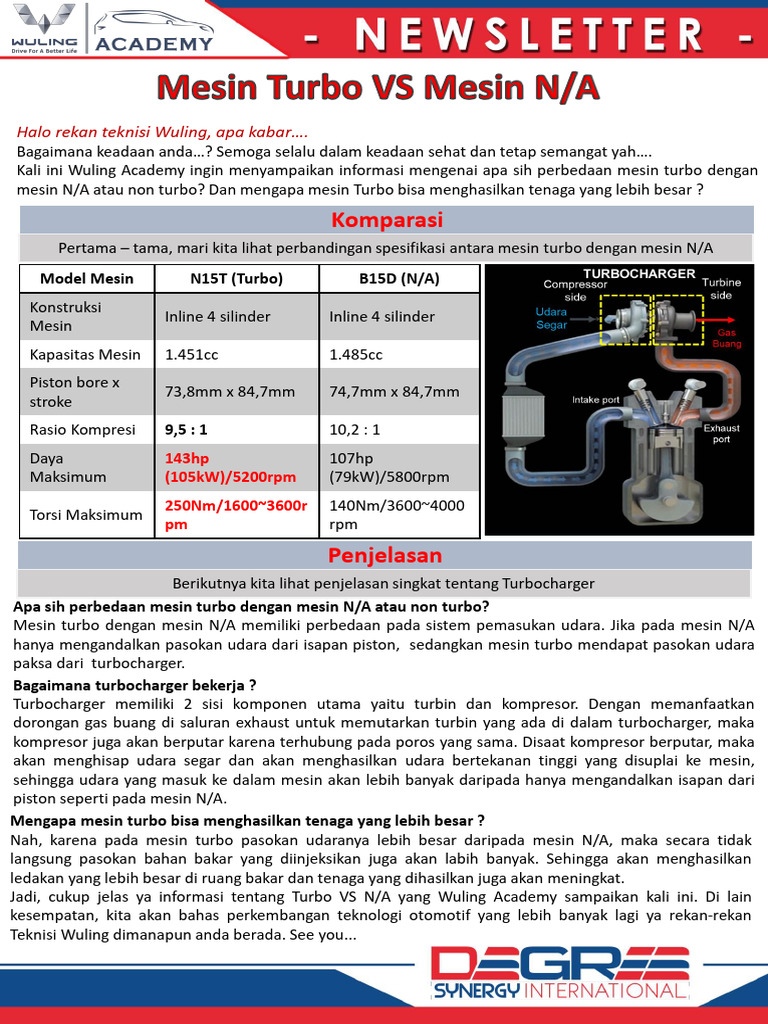 Sistem Kerja Mobil Turbo PDF | PDF