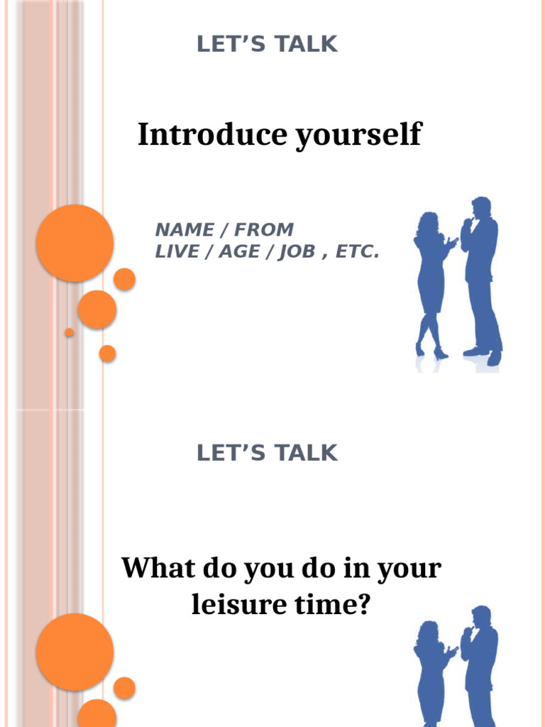 Let's Talk - General Topics (Stage 3) | PDF