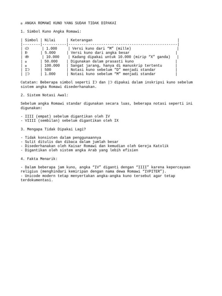 angka_romawi_kuno | PDF